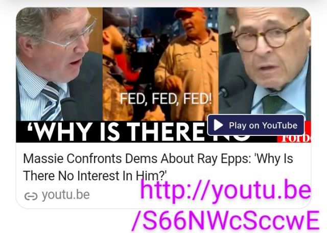 US Rep. Massie Confronts #Progressive #Democrats over @FBI Agent Provocateur #RayEpps https ...
